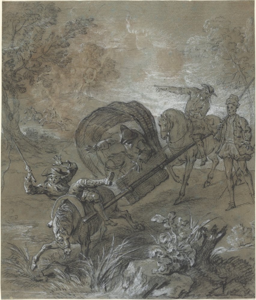 La Rancune on a Stretcher, Fallen in the Mire