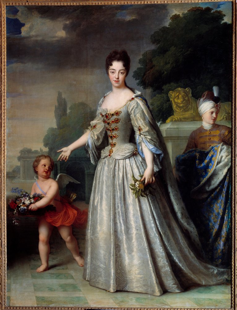 Portrait of Marie Adelaide of Savoy, Duchess of Burgundy, Dauphine of ...