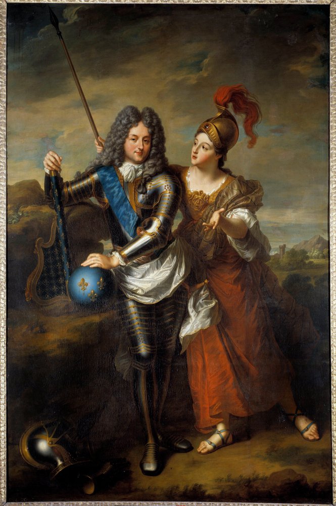 Portrait of the Regent Philip II Duke of Orleans and Marie Magdeleine ...