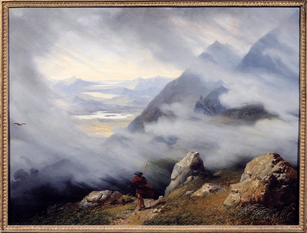 Scottish Landscape by Jean Bruno Gassies: Fine art print