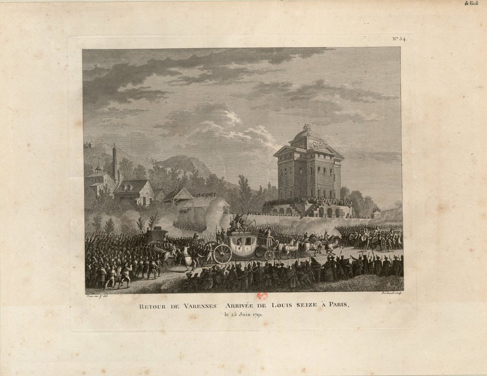 Return from Varennes, Arrival of Louis Capet in Paris