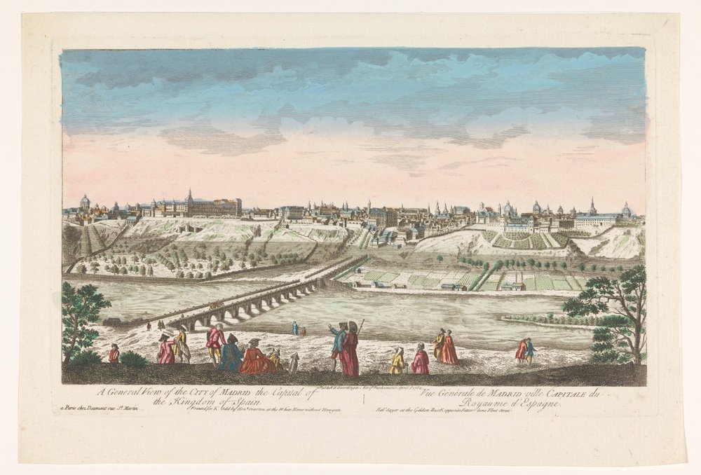 View of the City of Madrid by Jean François Daumont