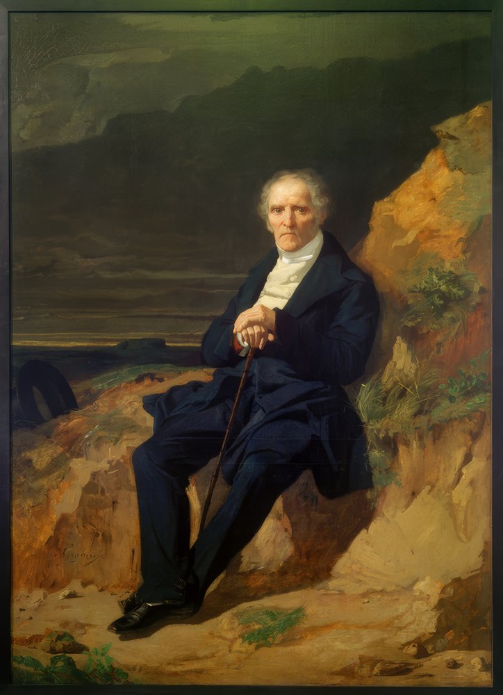 Portrait of Charles Fourier by Jean Francois Gigoux