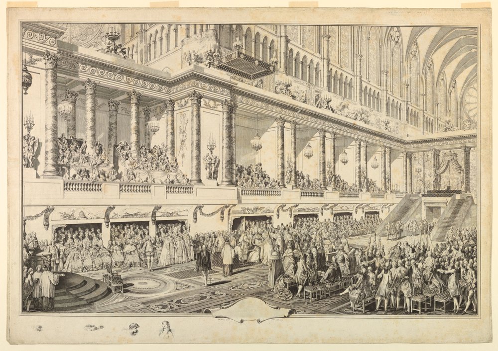 Louis XVI of France Taking the Oath at His Coronation