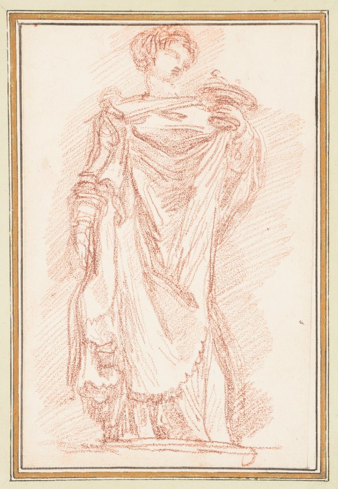 Standing Male Figure in Chiton by Jean Robert Ango