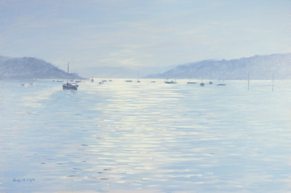 Salcombe Pool of Light by Jennifer Wright: Fine art print