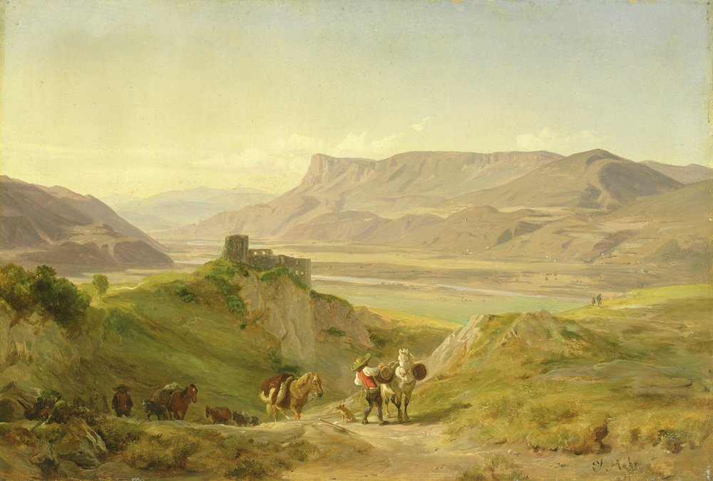 The Ruins of Brunnenburg Castle in the Etschtal Valley