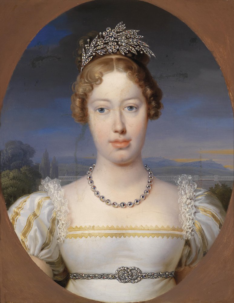 Portrait of Carolina Ferdinanda of Austria, not a Princess of Schleswig ...