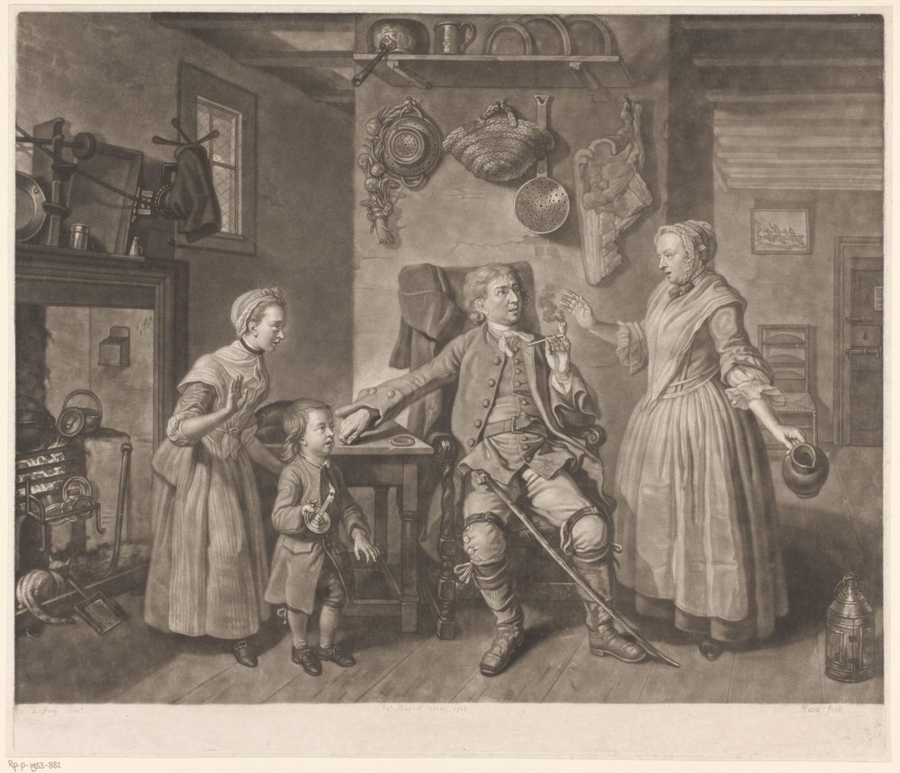 Portrait of the Actor David Garrick in the Role of a Returned Farmer
