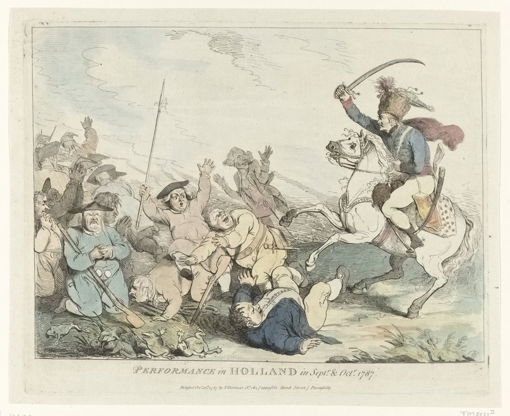The Performance by Johann Heinrich Ramberg: Fine art print