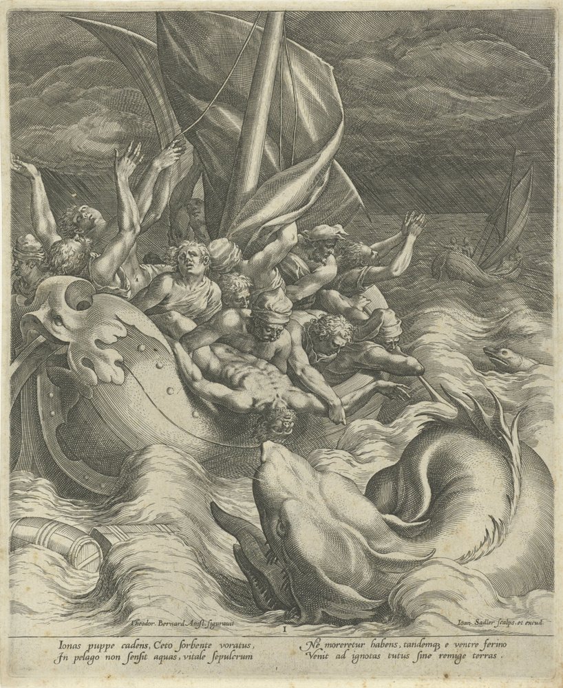 Jonah Thrown Overboard by the Fishermen