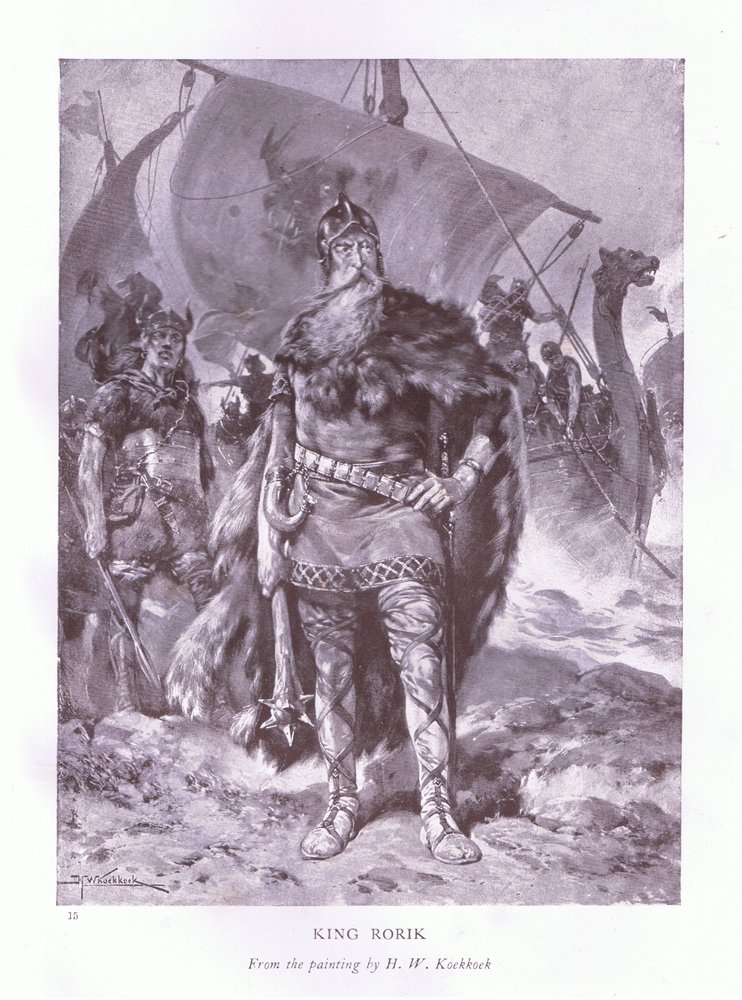 King Rorik by Johannes Hermann Barend Koekkoek