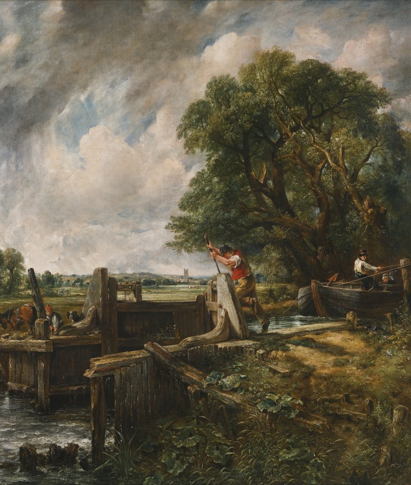 The Lock by John Constable: Highest-quality art reproduction