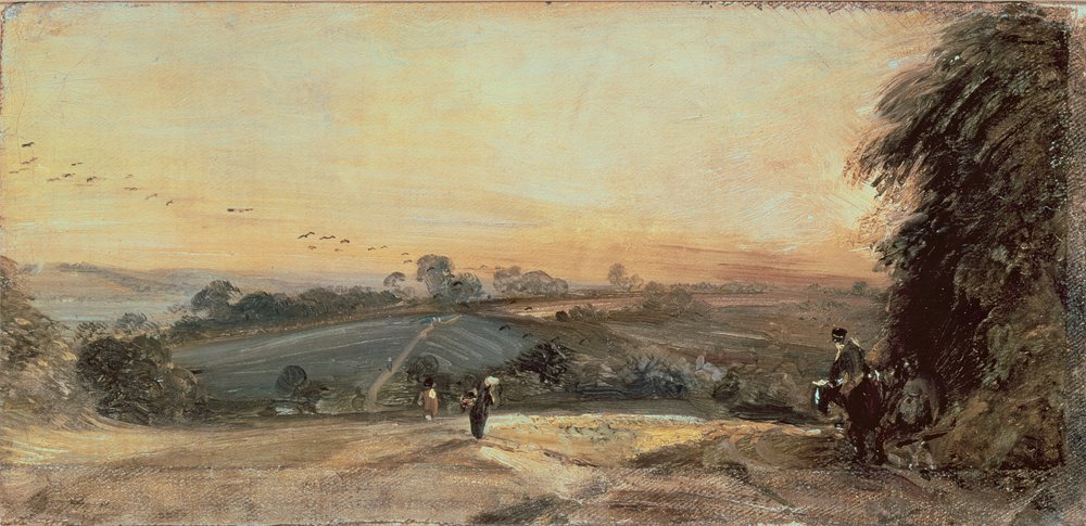 Autumnal Sunset by John Constable: Buy fine art print