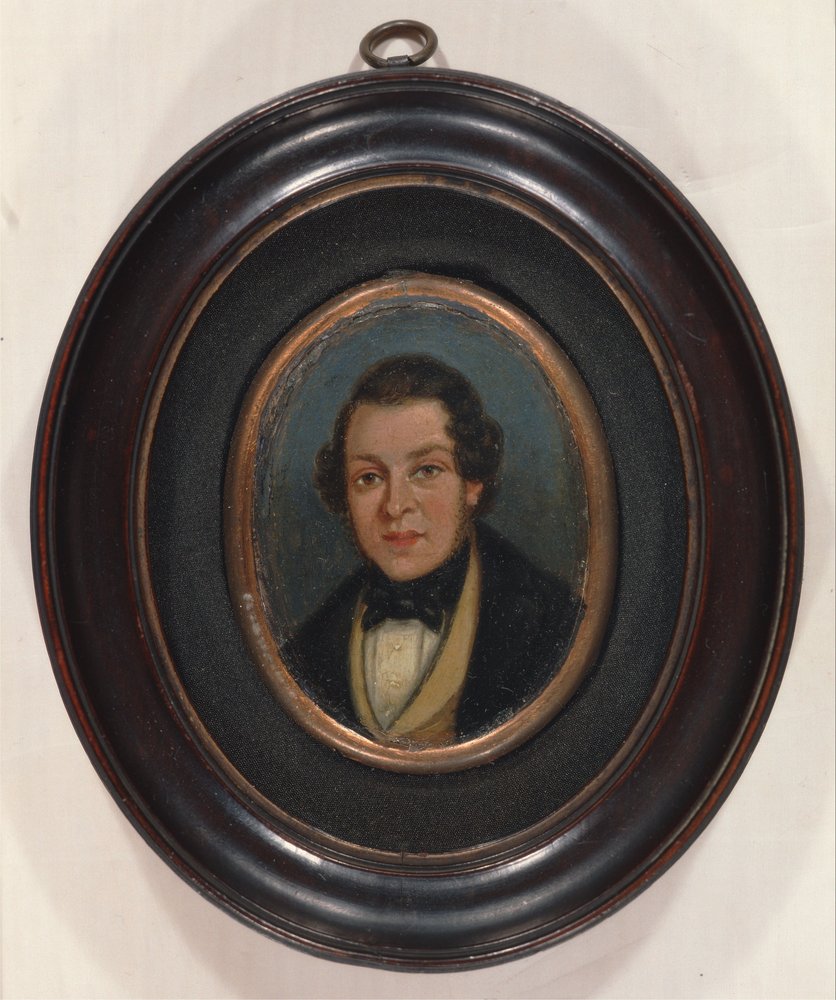Miniature: Portrait of Abram Constable, Brother of the Artist