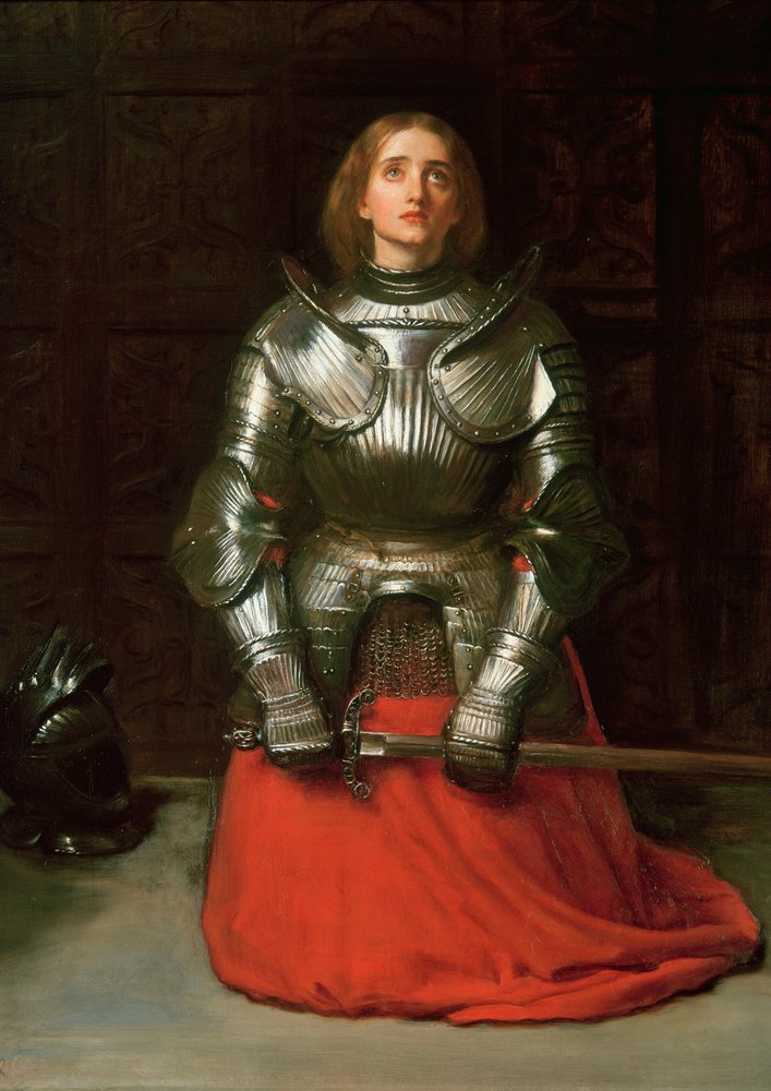 Joan of Arc, 1865 by John Everett Millais: Fine art print