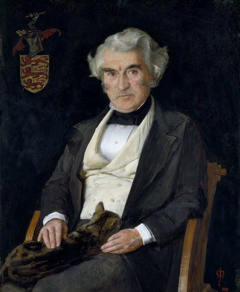 Portrait of Thomas Combe, 1850 by John Everett Millais