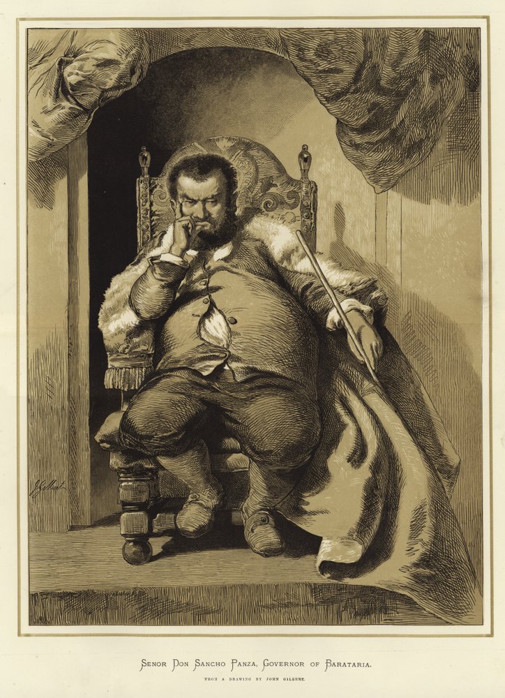 Senor Don Sancho Panza by John Gilbert: Buy fine art print