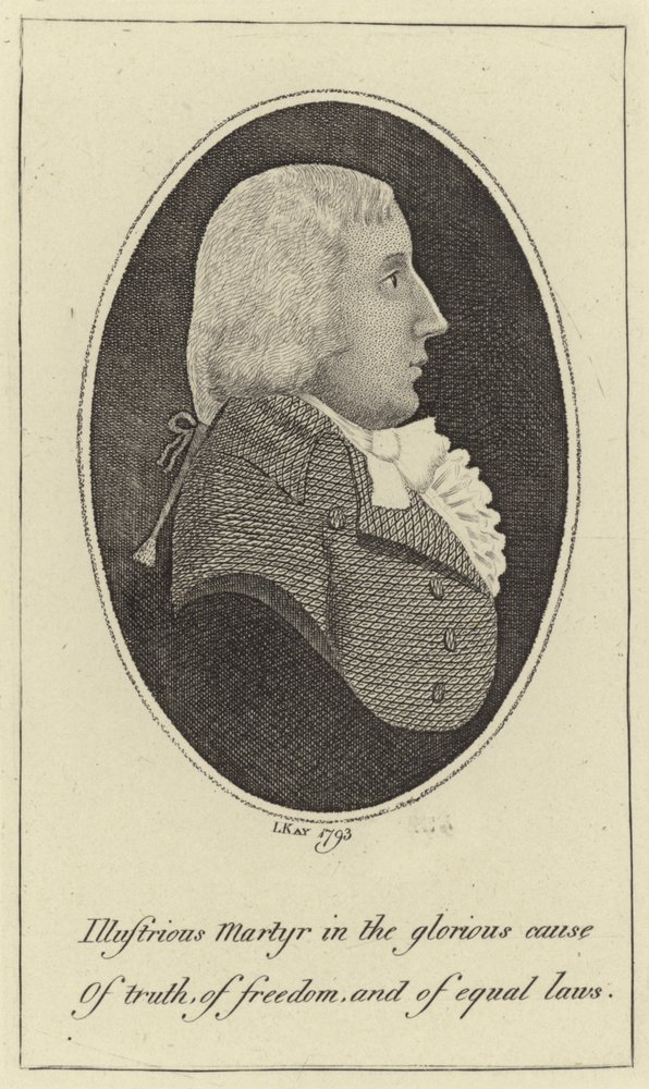 Portrait of Thomas Muir by John Kay: Buy fine art print