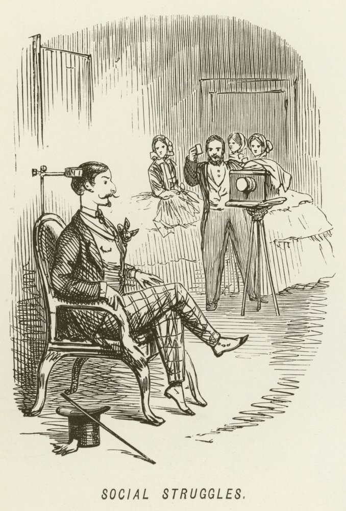 Social Struggles by John Leech: Buy fine art print