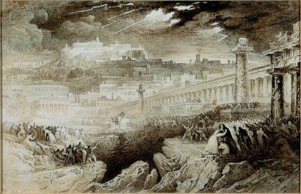 Marcus Curtius by John Martin: Buy fine art print