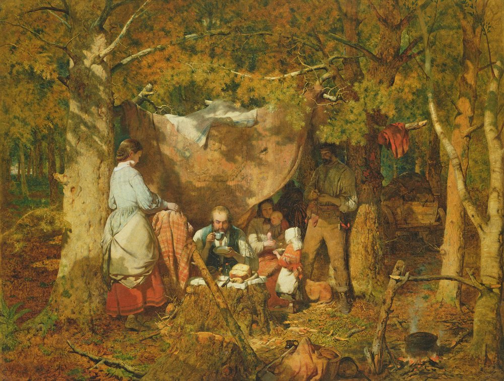 Life in the Backwoods by John Ritchie: Buy fine art print