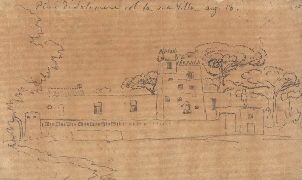 Pines of Solimena with His Villa, August 18