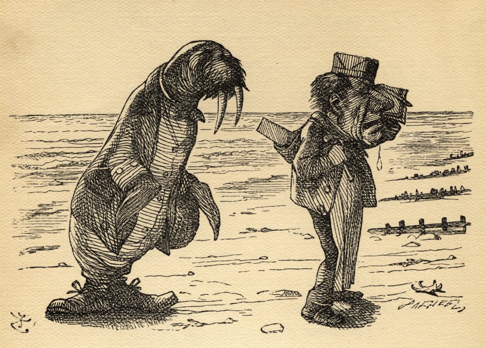 The Walrus and the Carpenter, illustration from 'Through the Looking ...