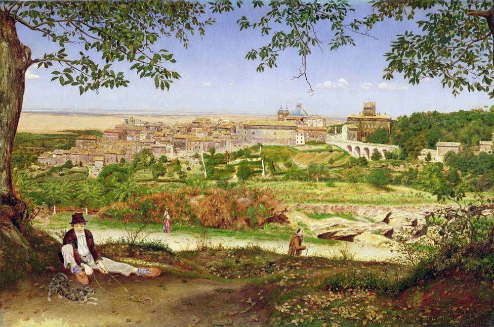 Ariccia, Italy, 1860 by John William Inchbold