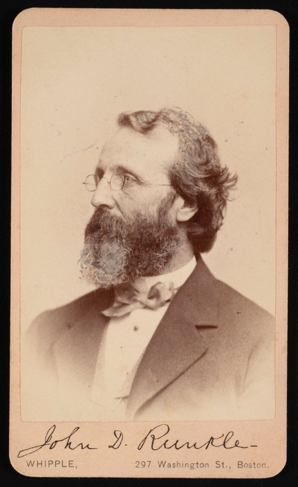 Portrait of John Daniel Runkle by John Adams Whipple