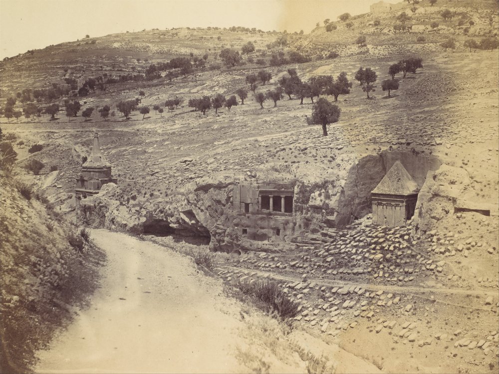 Tomb of Absalom, Zacharias, and St. James, 1860s