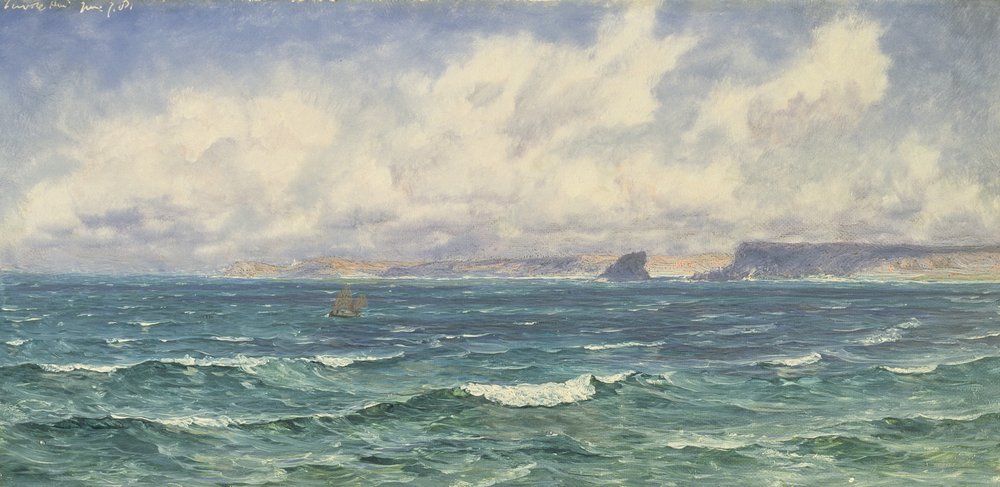 Seascape by John Brett: Premium art reproduction