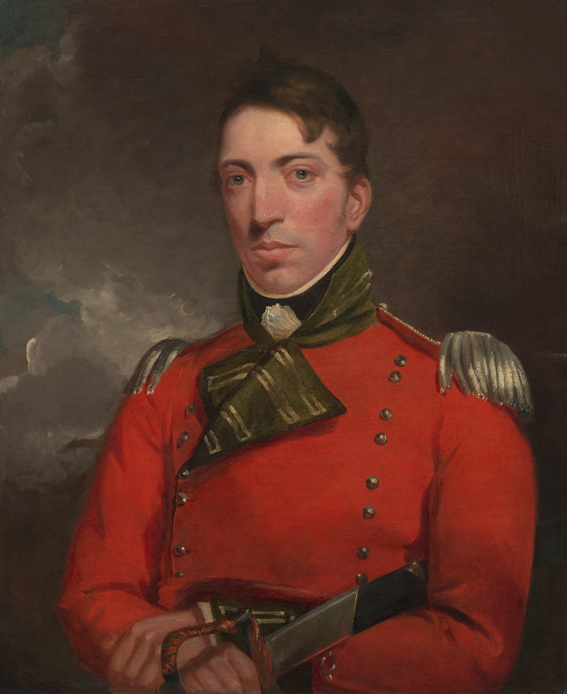 Captain Richard Gubbins by John Constable: Fine art print