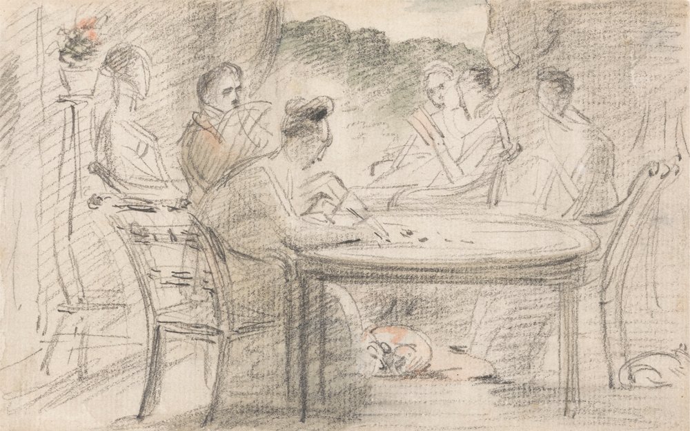 Mr. Hobson of Markfield and Family by John Constable