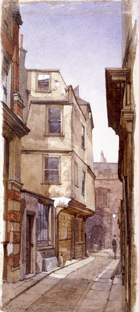 Residence of Anne Boleyn's Father, Great St Helens, London, 1883