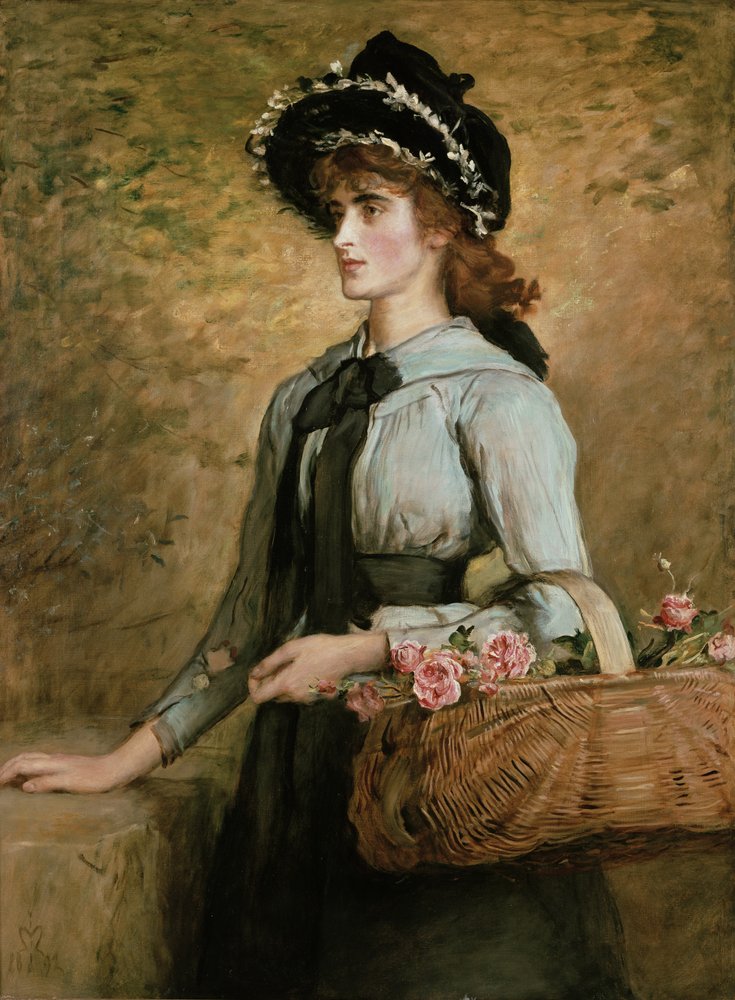 Sweet Emma Morland by John Everett Millais: Fine art print