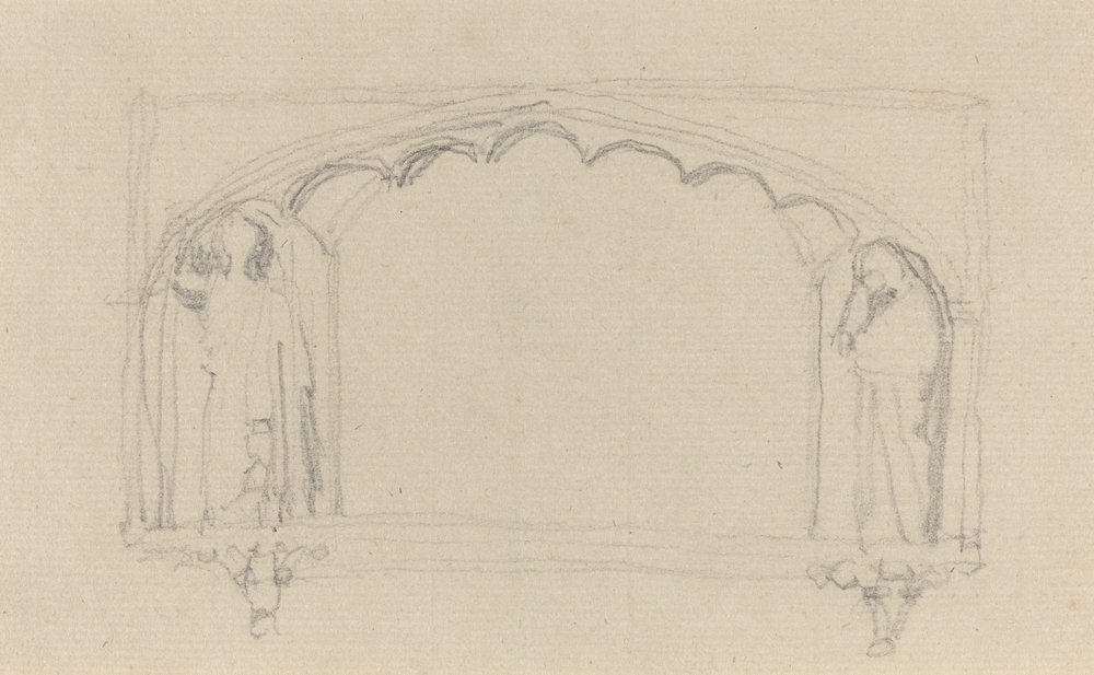 Sketch for a Gothic Monument (the Simcoe Monument?)