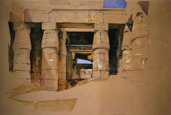 The Temple of Isis by John Frederick Lewis: Fine art print