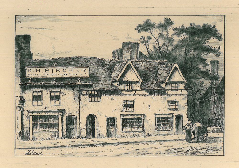 Old Houses, North Street, Wolverhampton, from 'Remnants Of Old ...