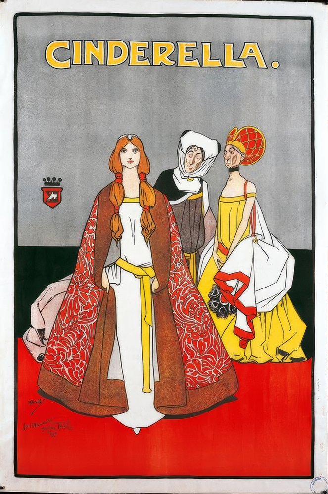 Cinderella Poster, 1900 by John Hassall: Fine art print