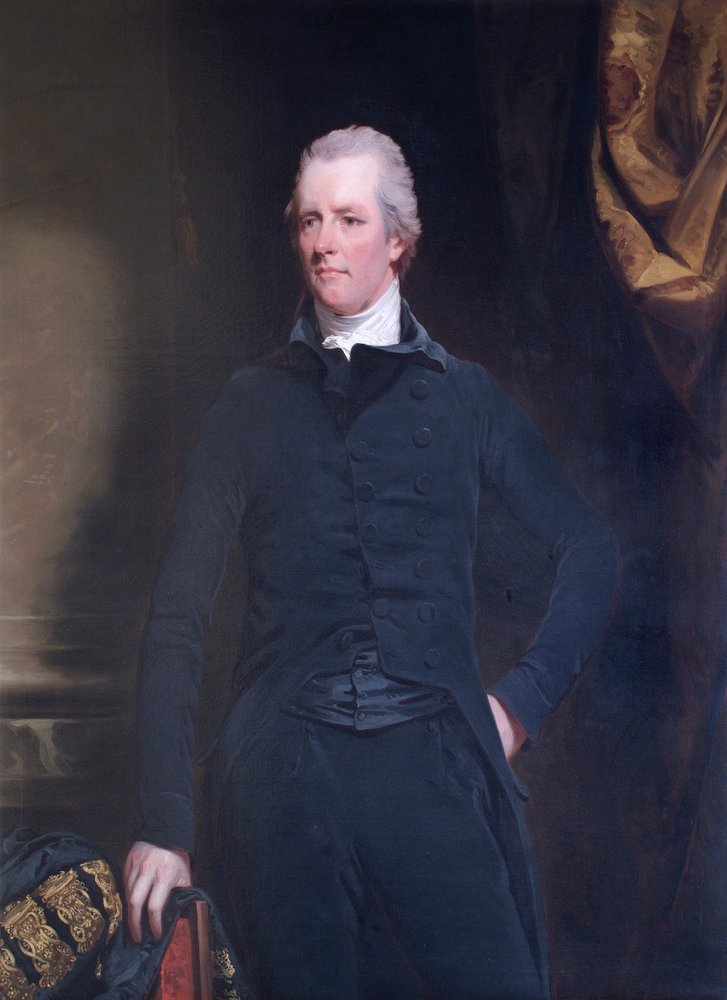 Portrait of William Pitt the Younger, British Politician and Prime Minister