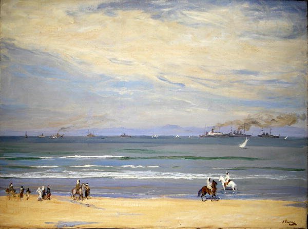 French Gunboats, Tangier Bay by John Lavery