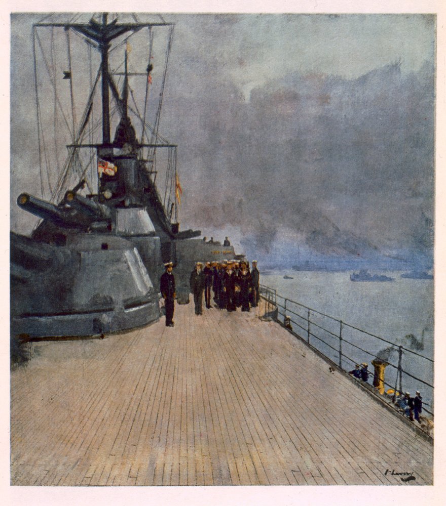 The Quarter Deck of HMS Queen Elizabeth, from British Artists at the ...