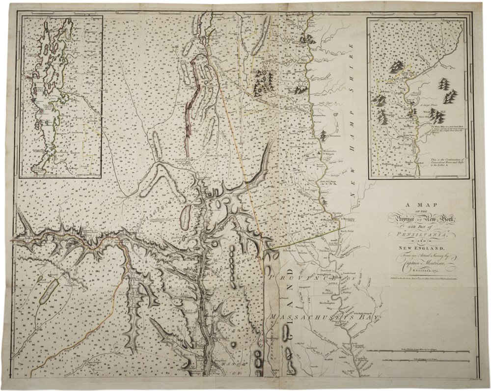 A Map of the Province of New York with Part of Pennsylvania, and New ...