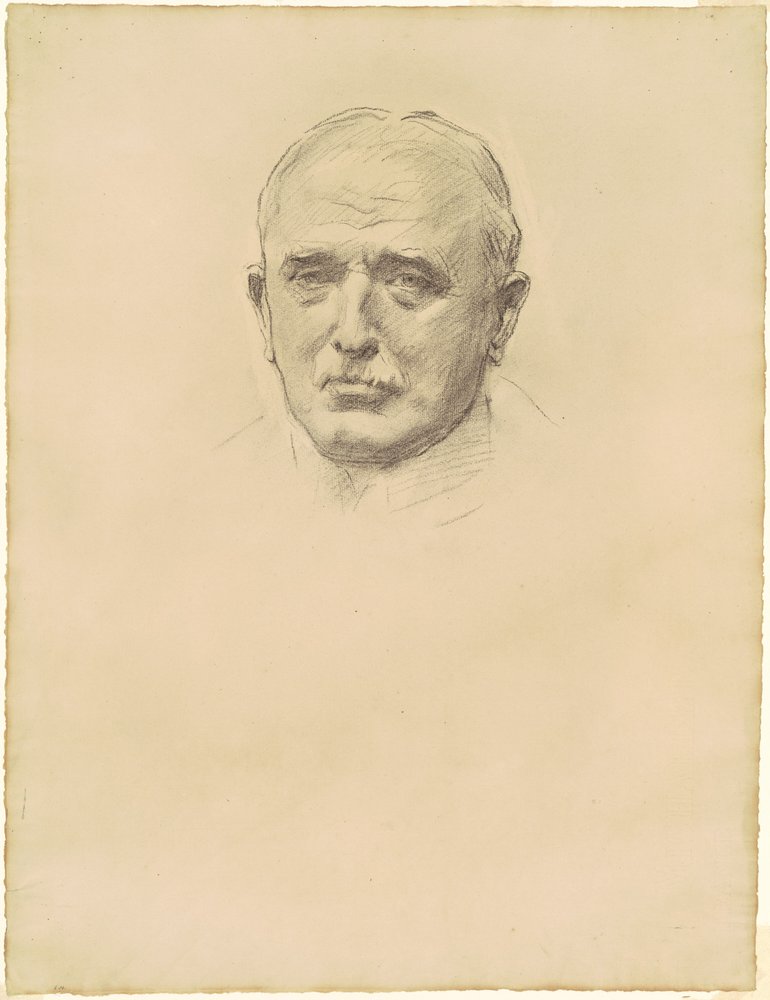 Study of Field Marshal John French for 'General Officers of World War I'