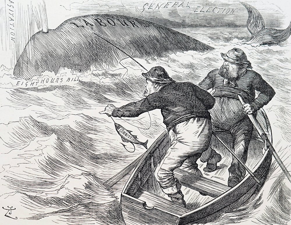 Cartoon by John Tenniel, an English illustrator, graphic humourist, and ...