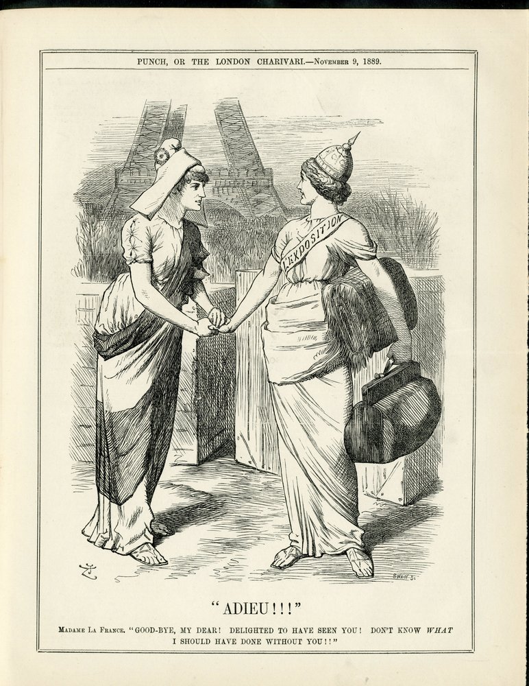 Illustration of John Tenniel in Punch by John Tenniel