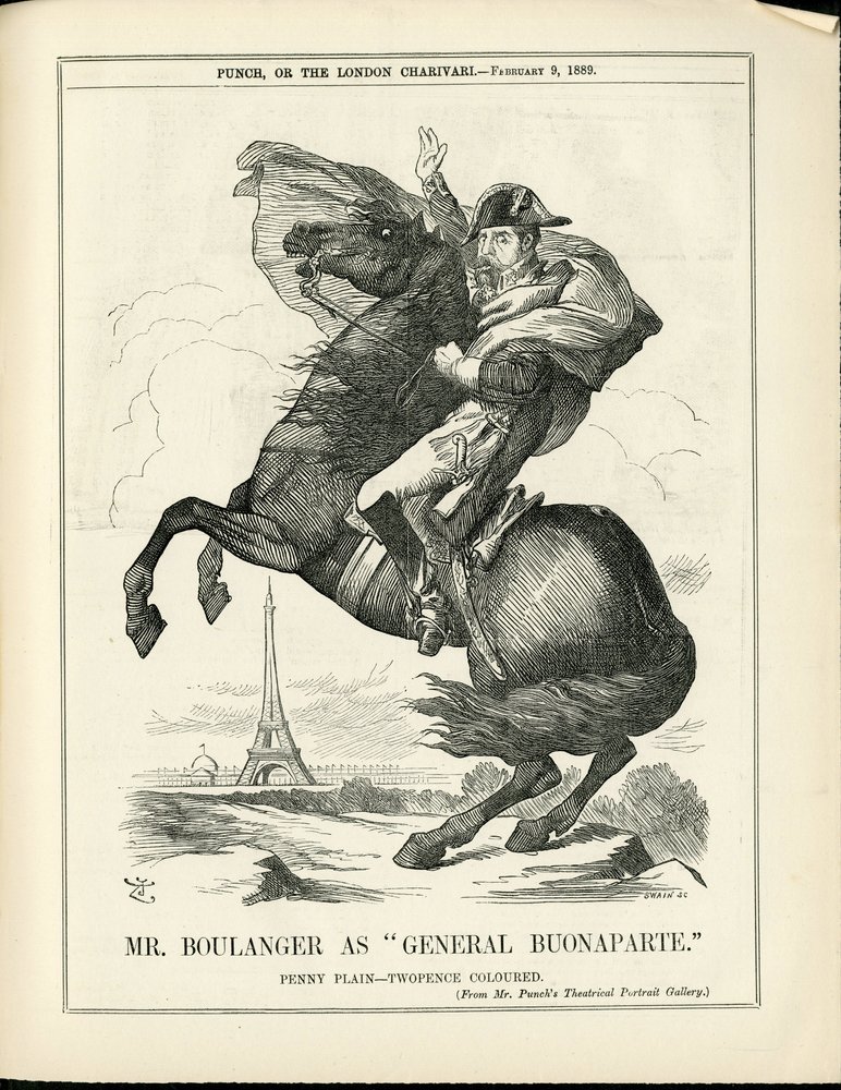 Illustration of John Tenniel in Punch by John Tenniel