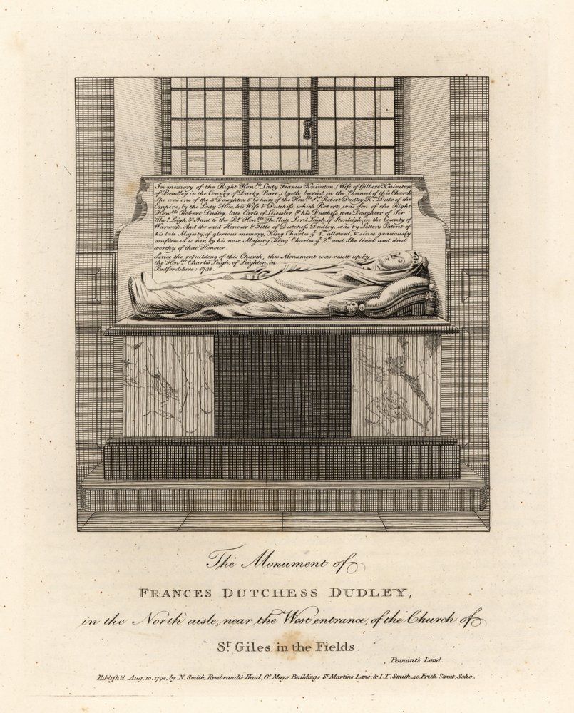 Monument of Lady Frances Kniveton, Duchess of Dudley