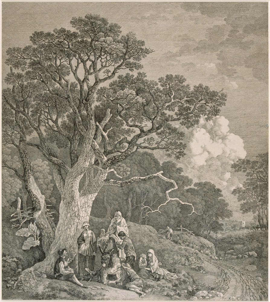 Gypsies in a Wood, after Thomas Gainsborough by John Wood